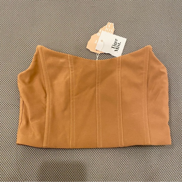 Tiger Mist | Tops | Nwt Tiger Mist Tan Strapless Top | Poshmark